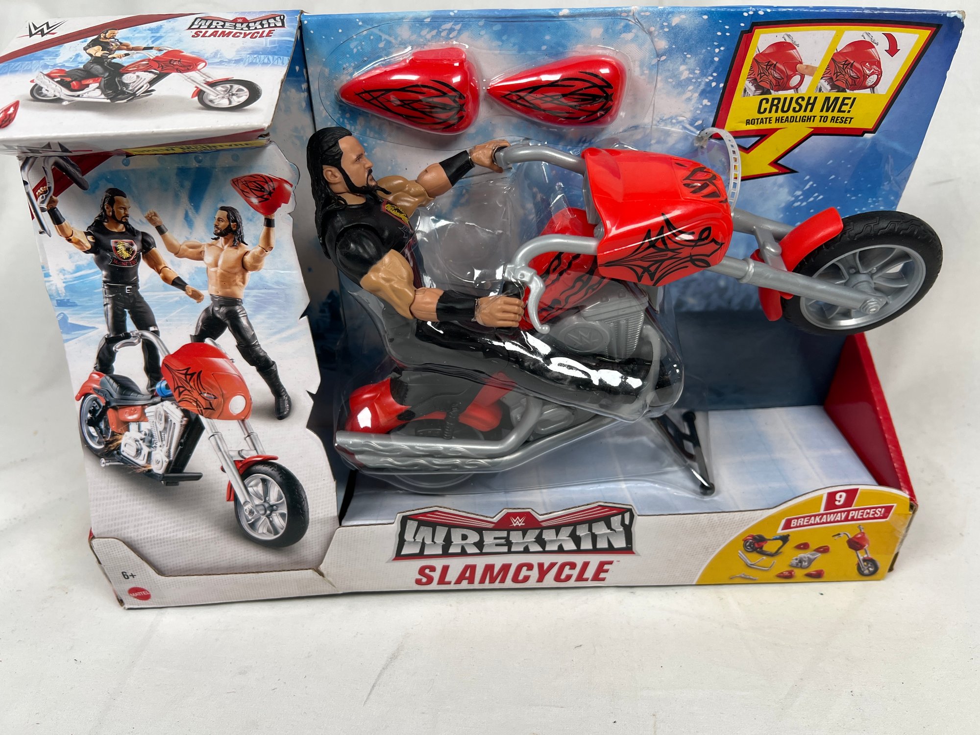 WWE Wrekkin Slam Cycle Motorcycle (10.5 In) With Drew McIntyre Basic ...