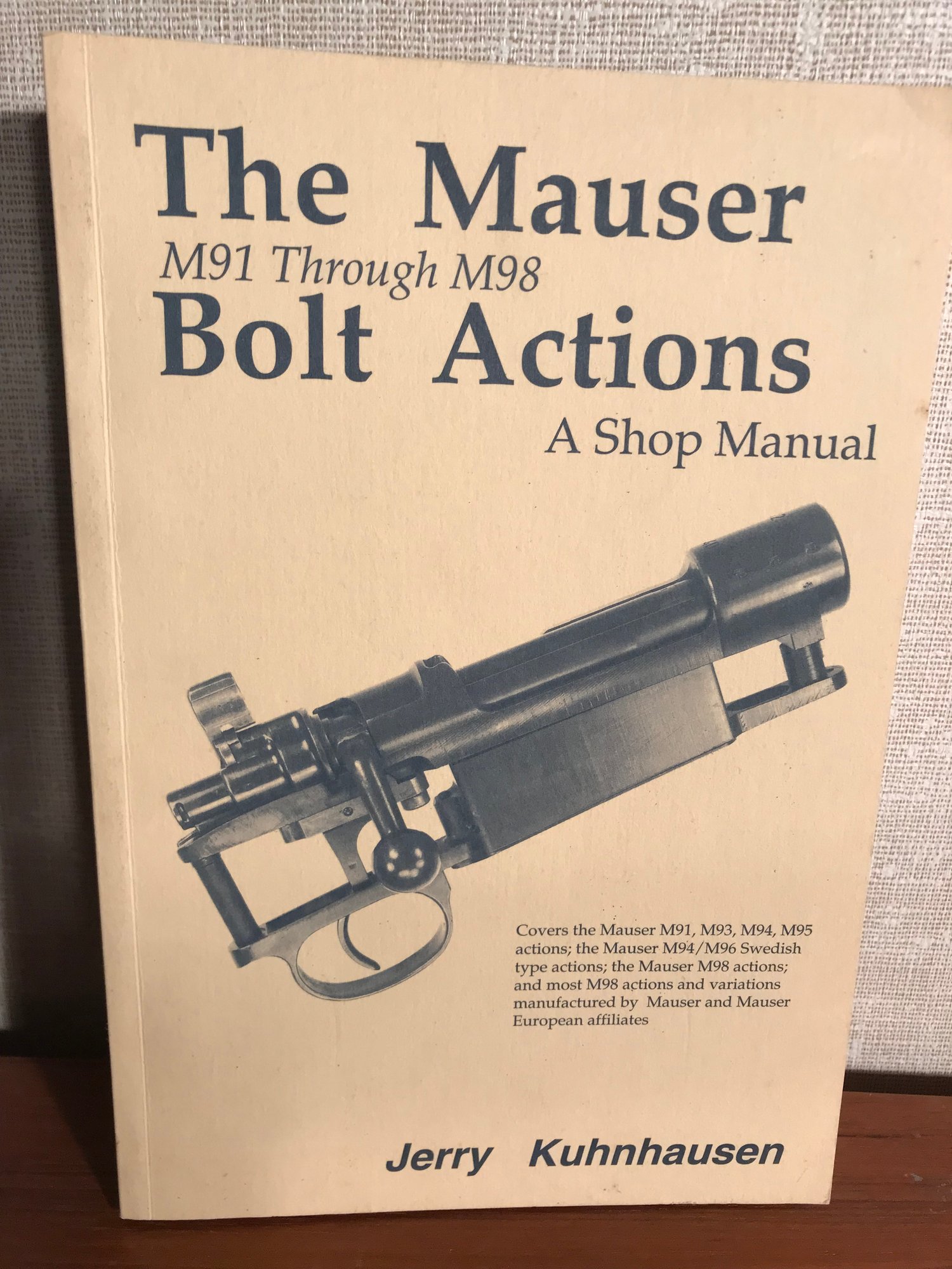 Mauser M91 Through M98 Bolt Action Shop Manual #7998 | Auctionninja.com