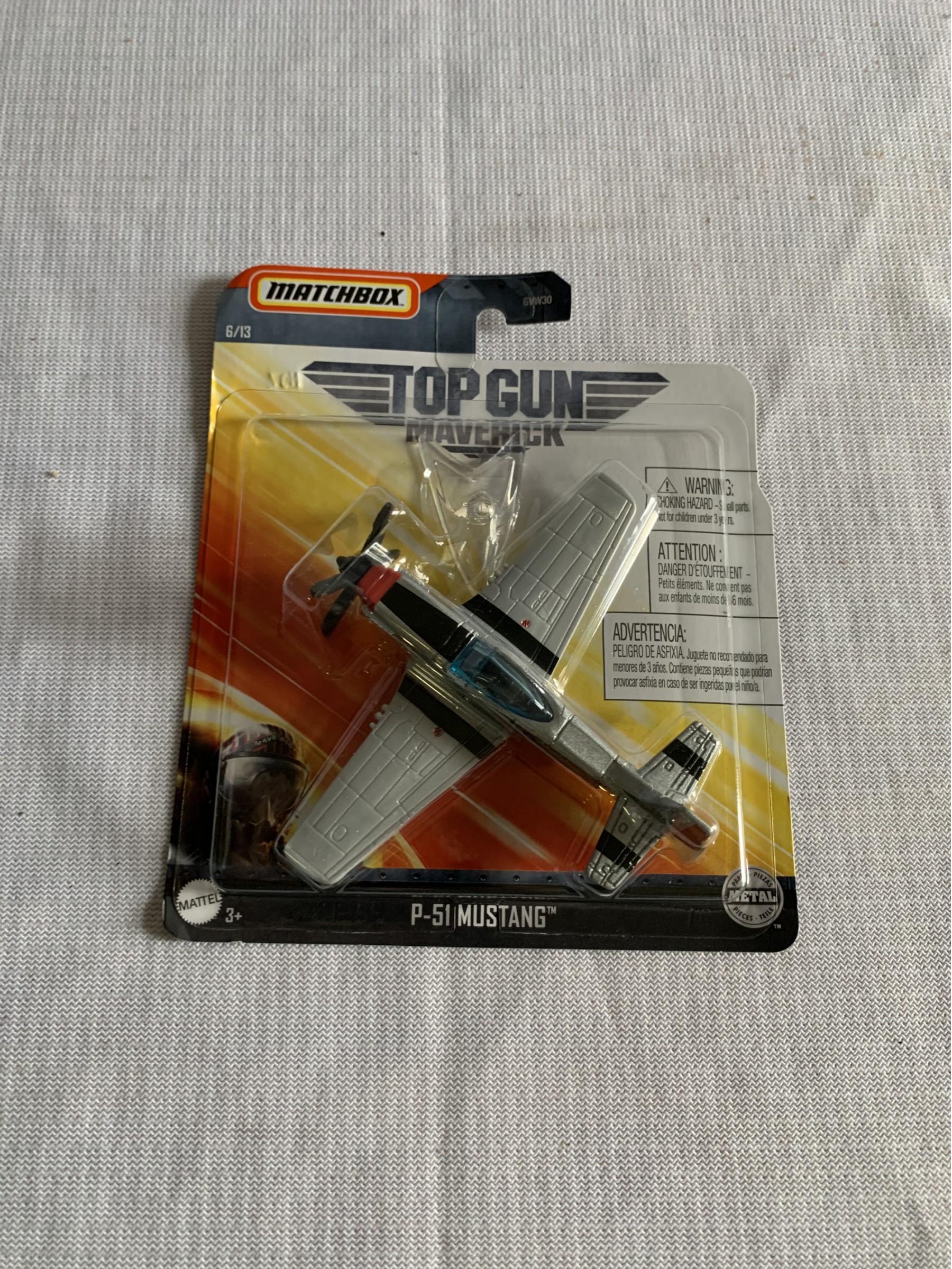 Matchbox Top Gun Maverick #6 P-51 Mustang #1481 | Auctionninja.com