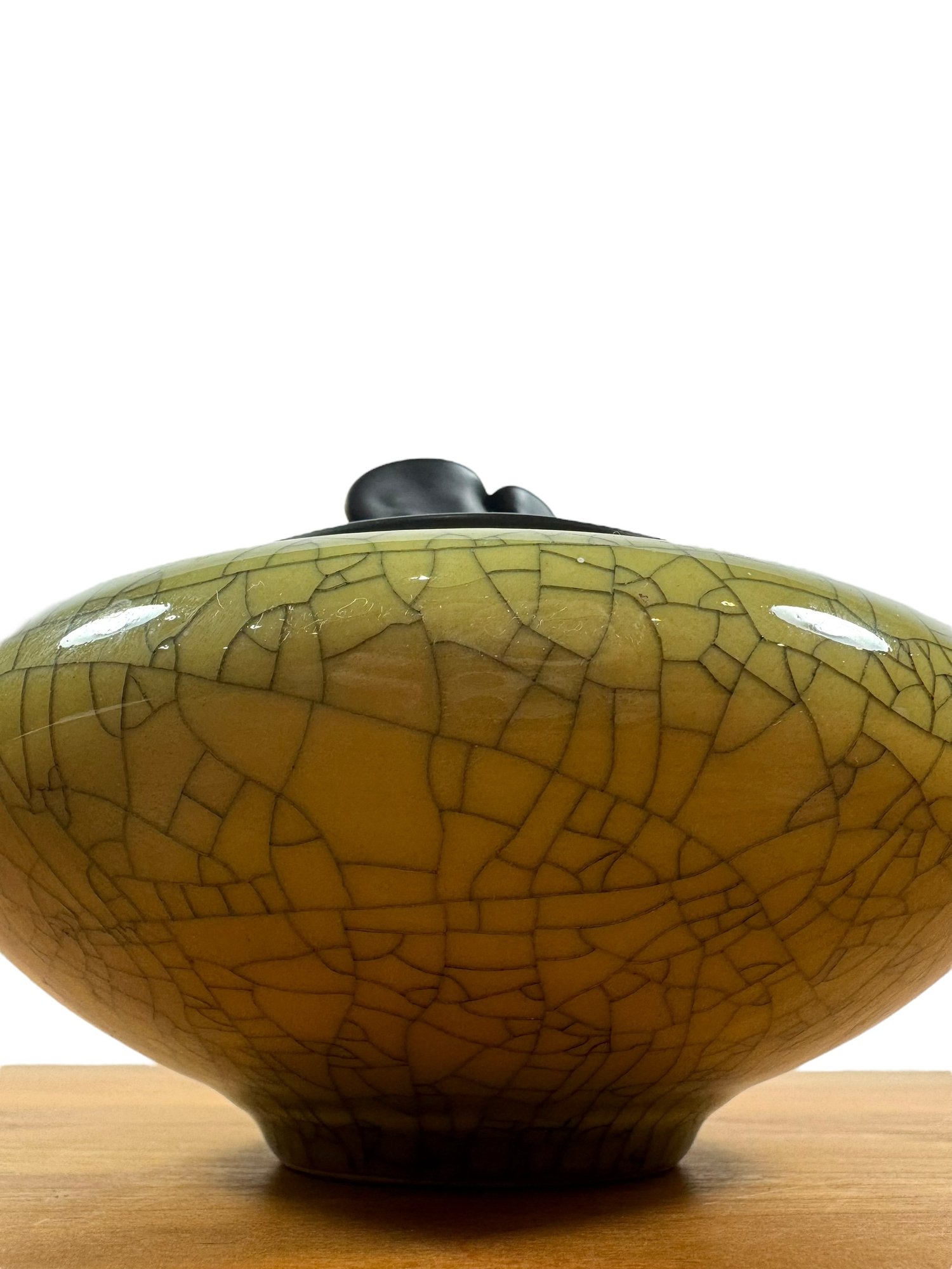 1994 Andrew Maccorkindale Signed Raku Pottery #8677 | Auctionninja.com