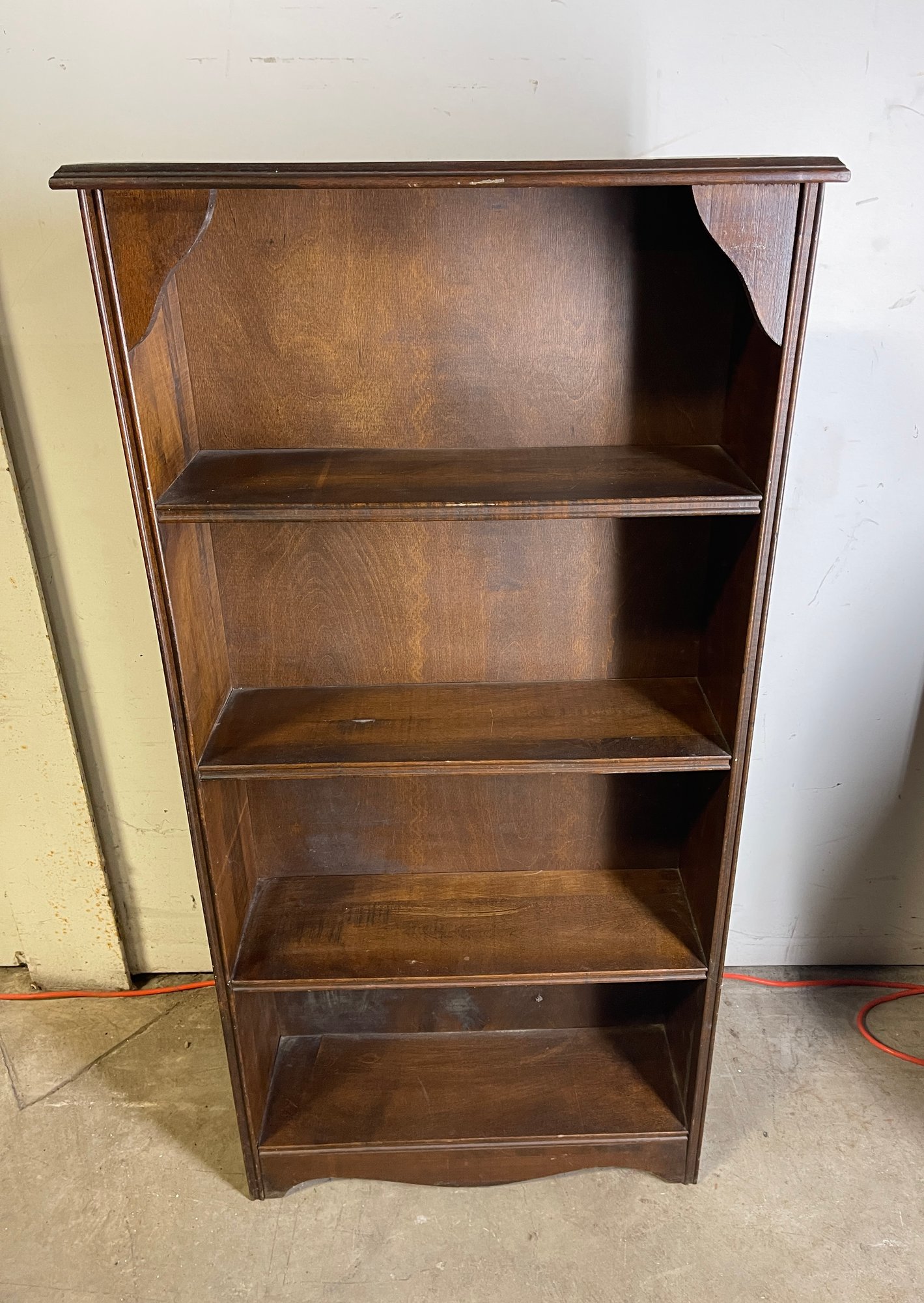 Antique Wood Bookcase #1226 | Auctionninja.com