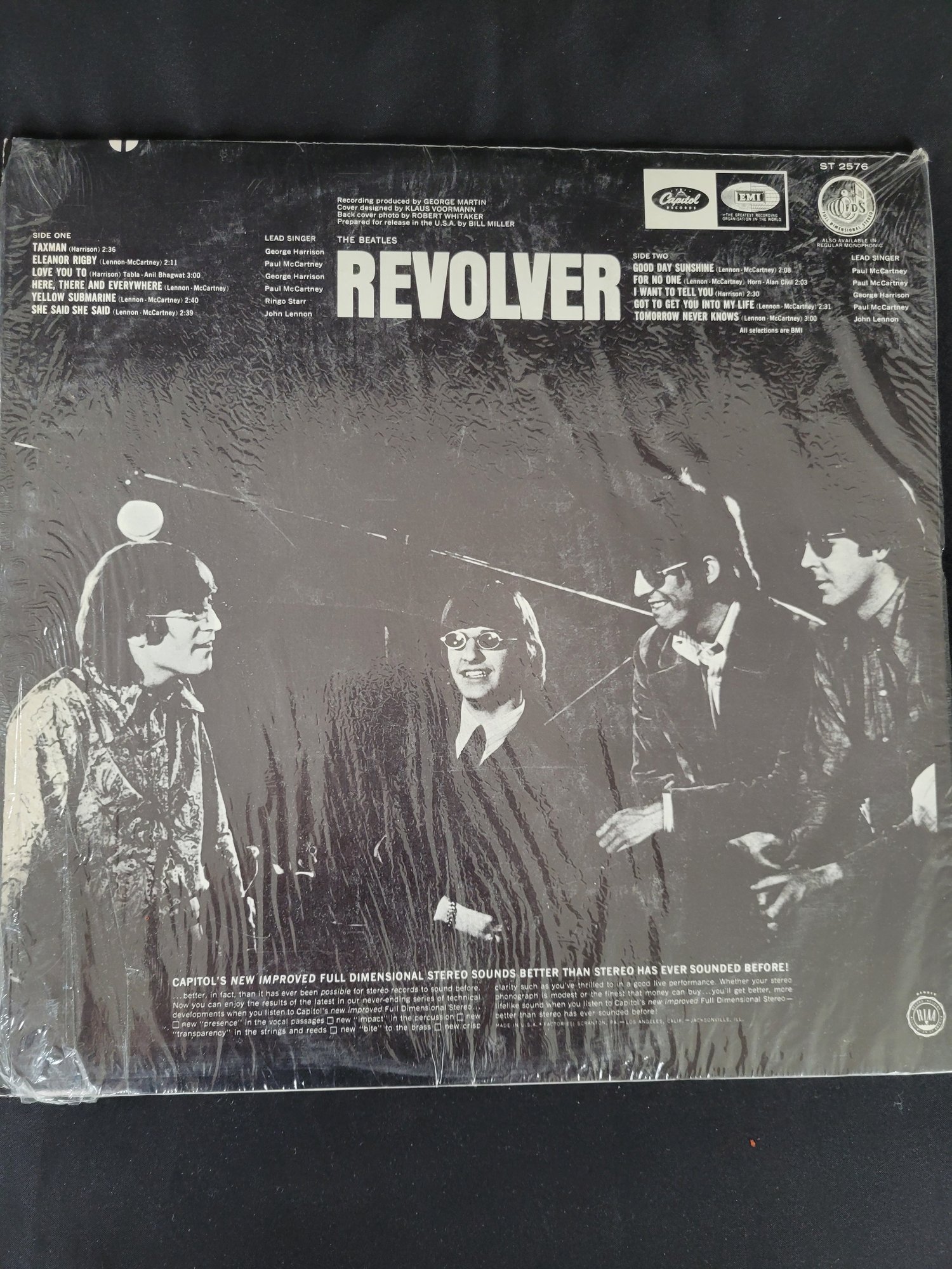 The Beatles Revolver Vinyl - Capitol Records Pressing - ST- 2576 #9036 ...