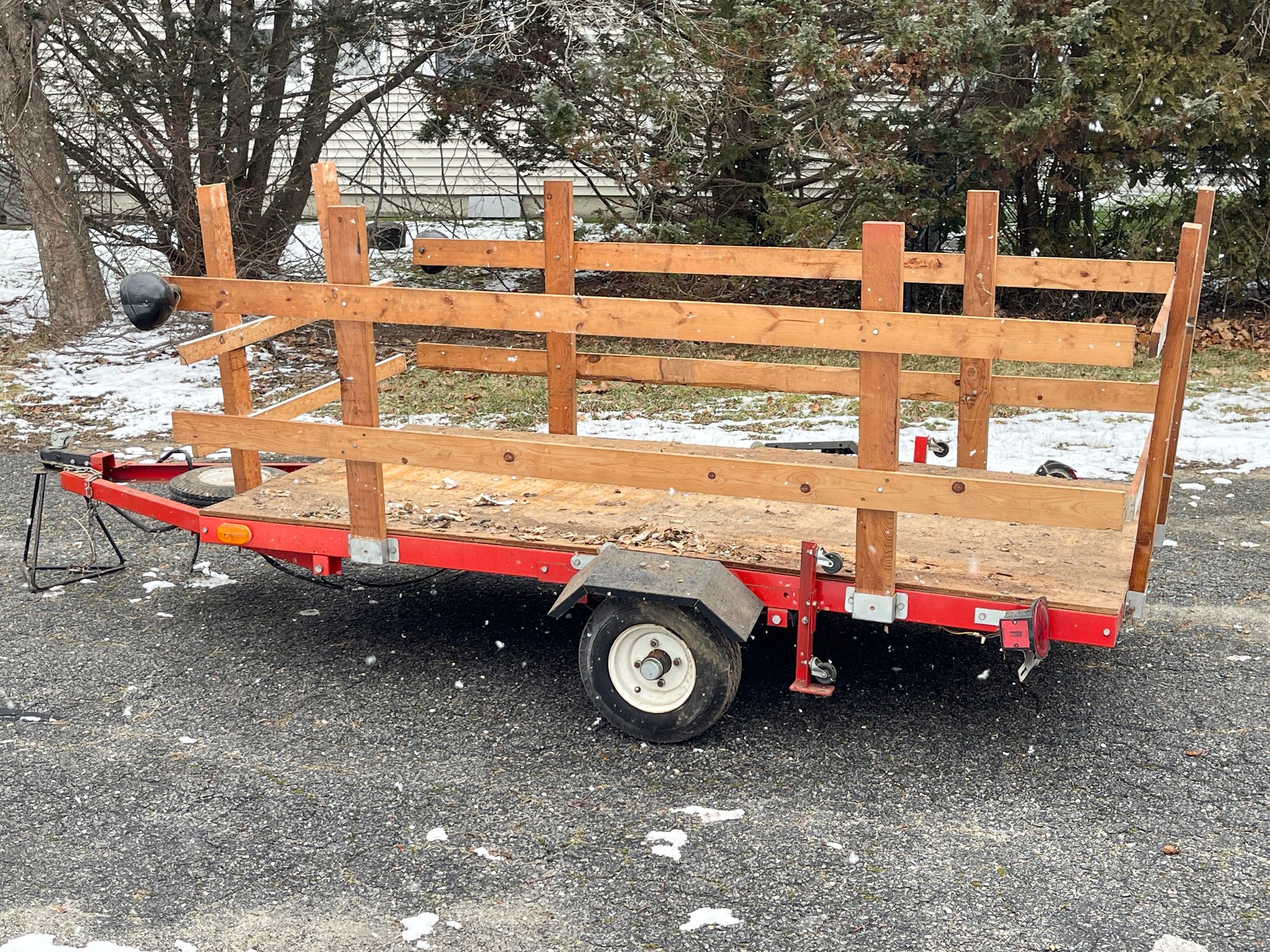 Class A Single Axle Utility Trailer 8 X 4 Feet #124812 | Auctionninja.com