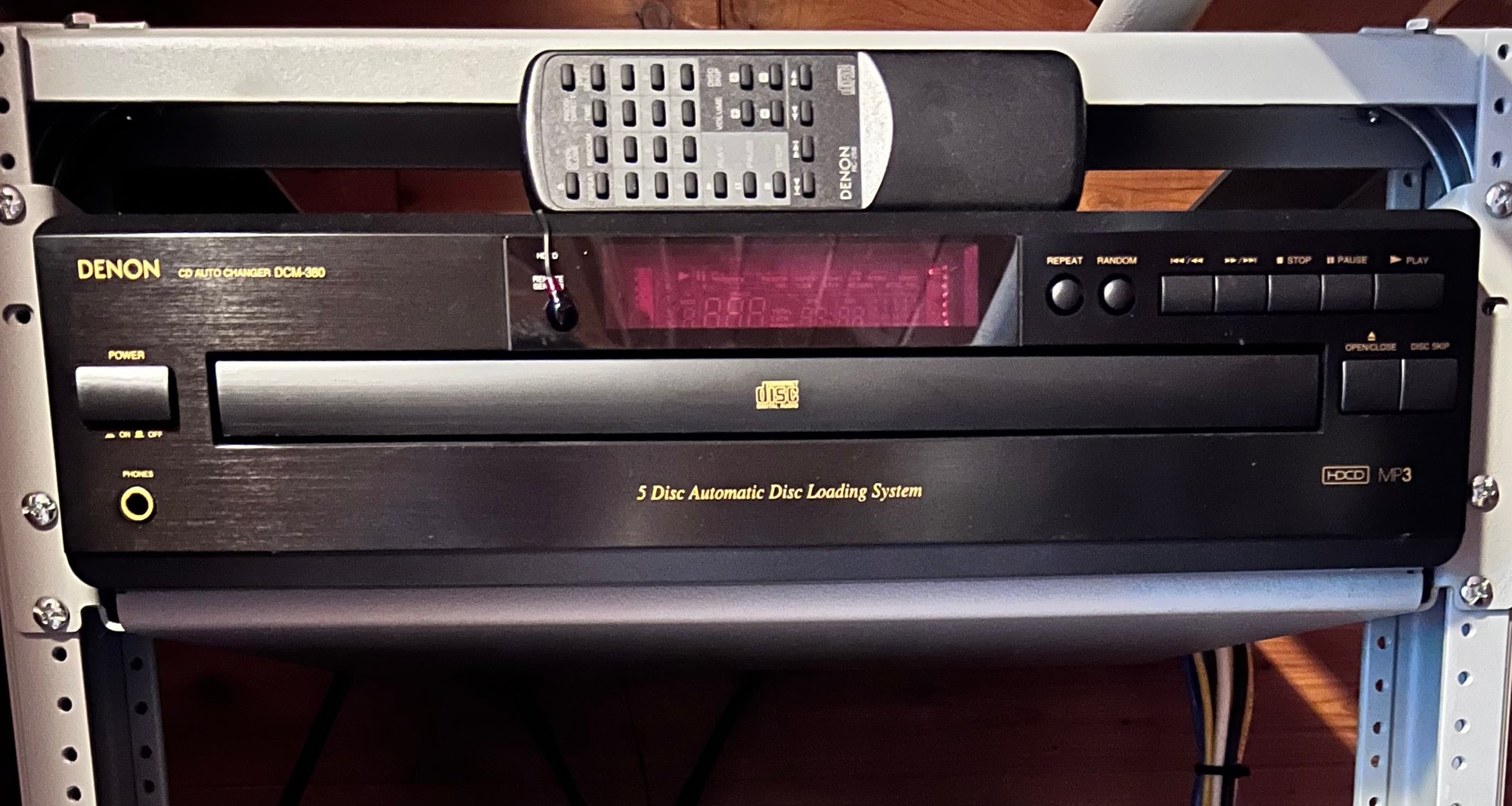 Denon CD Auto Changer Model DCM-380 With Remote #137533 | Auctionninja.com