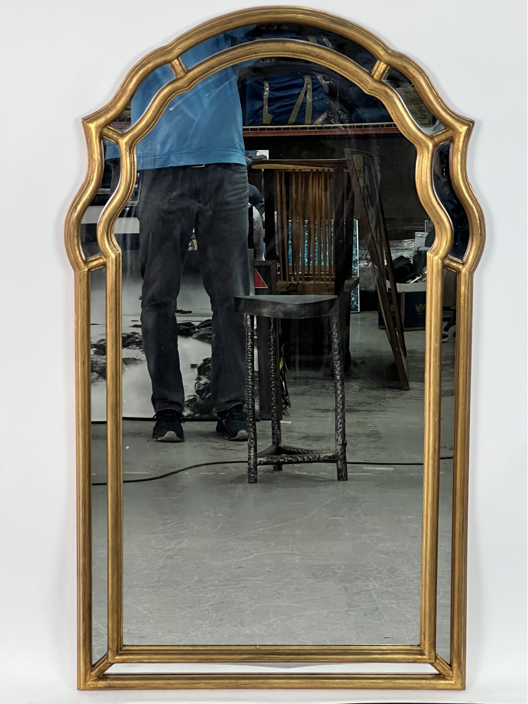 Venetian Rococo Stye Gold Gilt Wall Mirror #85247 | Auctionninja.com