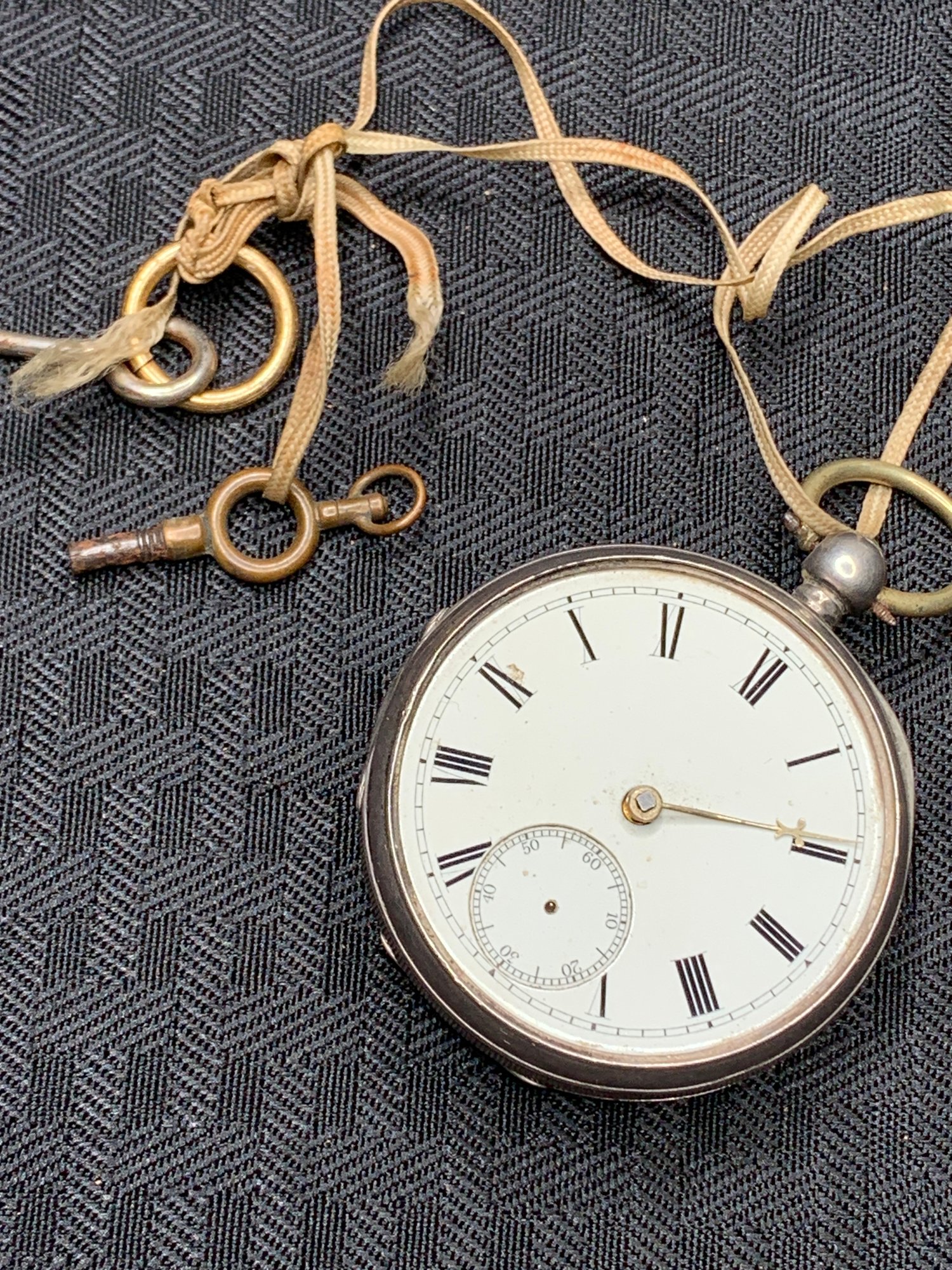 Sterling Fine Silver Antique Pocket Watch Case With Hallmarks, American ...