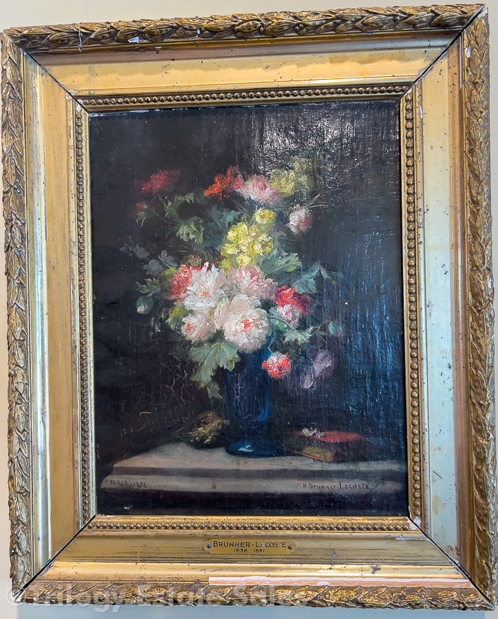Emile-Henri Brunner-LaCoste, Floral Still Life Painting. #5042 ...