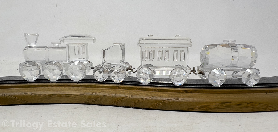 Swarovski Crystal Five Piece Train On Track Display #5534 ...