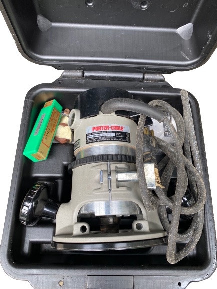 Porter And Cable Router Model 1001 In Case #12658 | Auctionninja.com