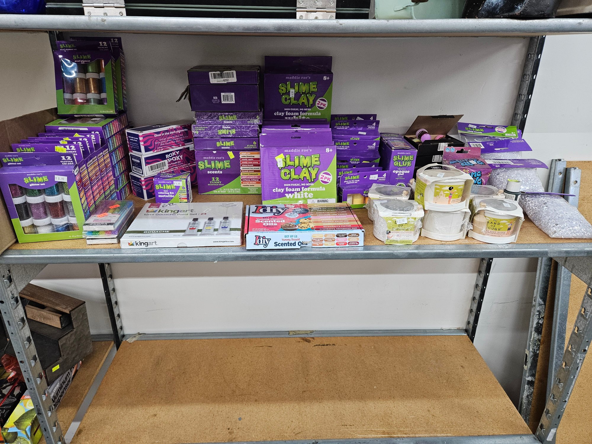 Huge Lot Of MADDIE RAE'S Slime Clay, Slime Glitter Sets, Slime Scents ...