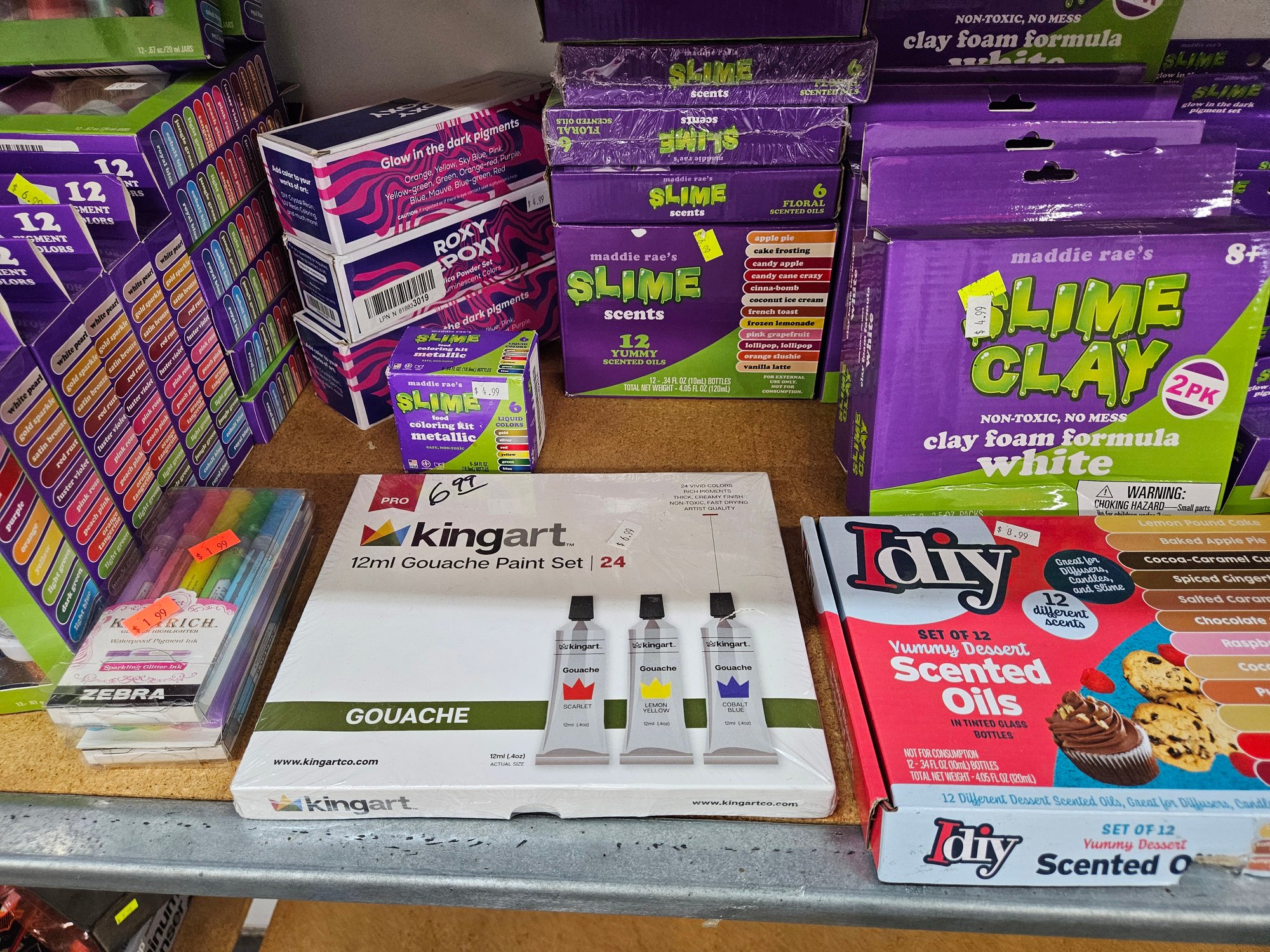 Huge Lot Of MADDIE RAE'S Slime Clay, Slime Glitter Sets, Slime Scents ...