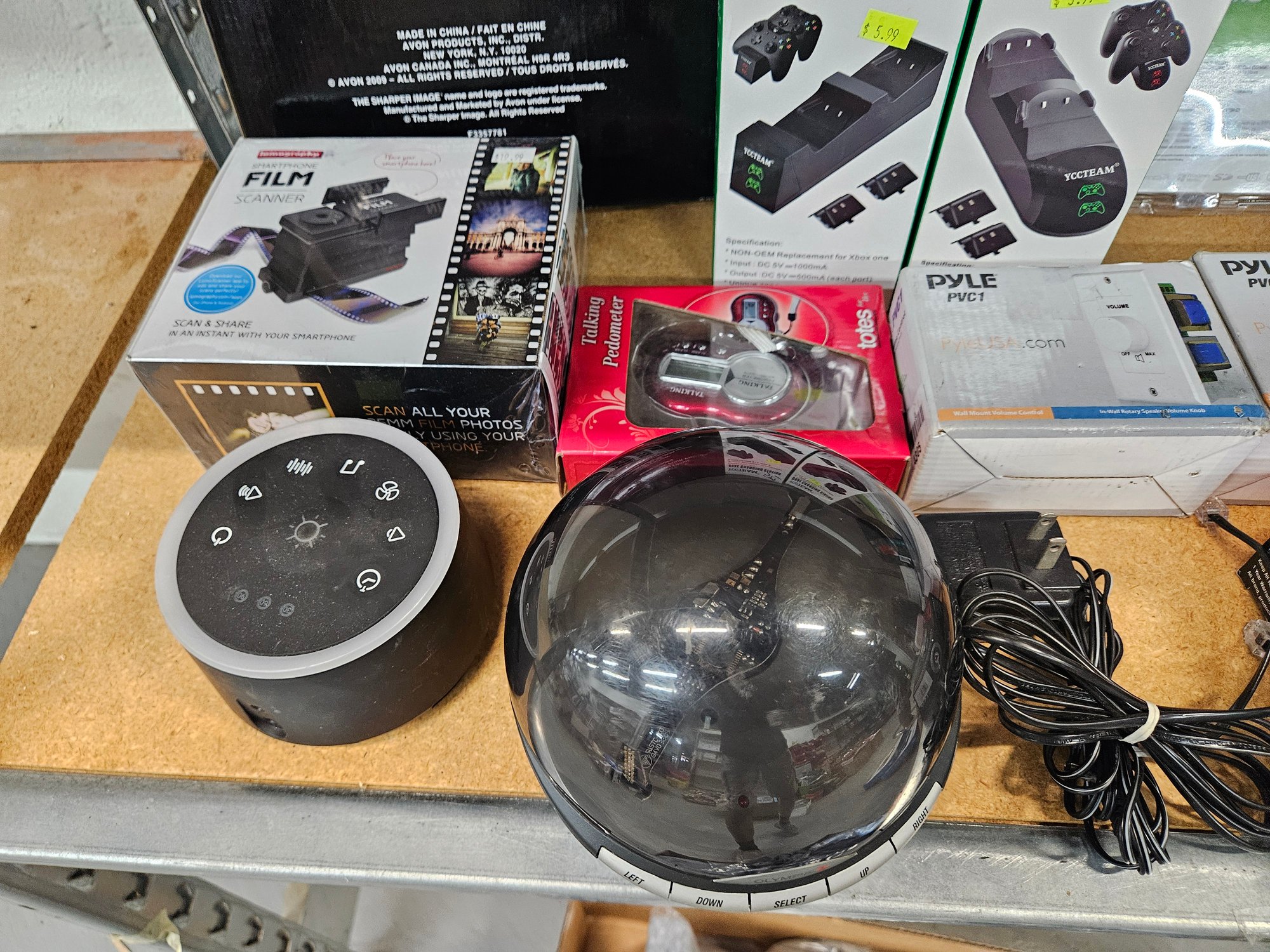 Group Of Household Electronics Including Gaming Mouse, Bionic Spotlight ...