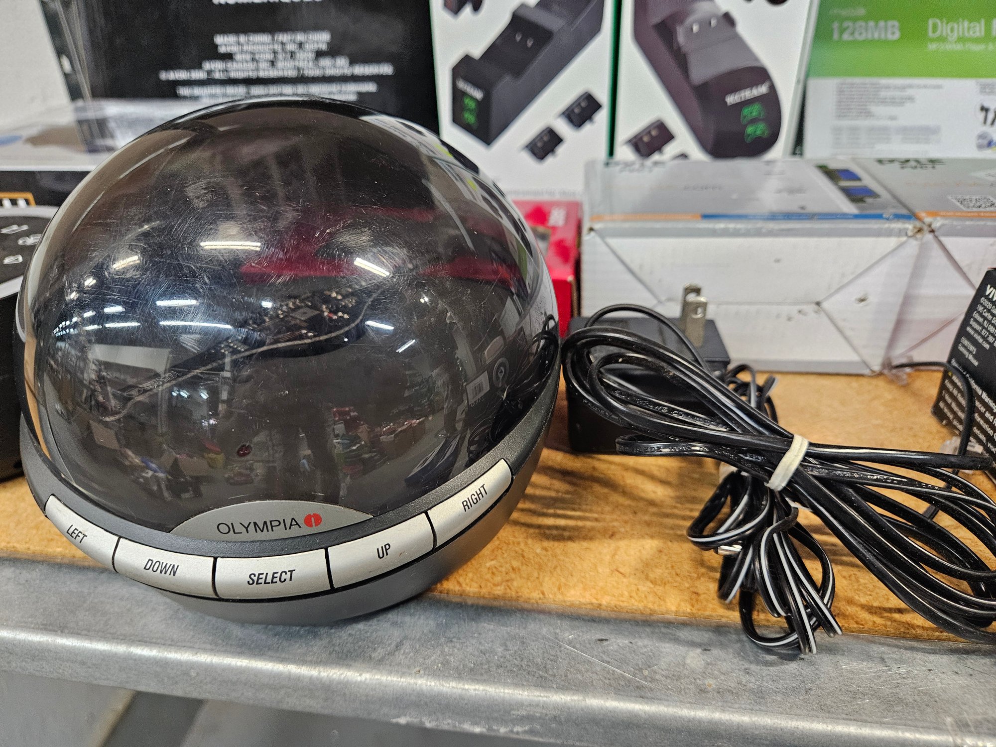 Group Of Household Electronics Including Gaming Mouse, Bionic Spotlight ...