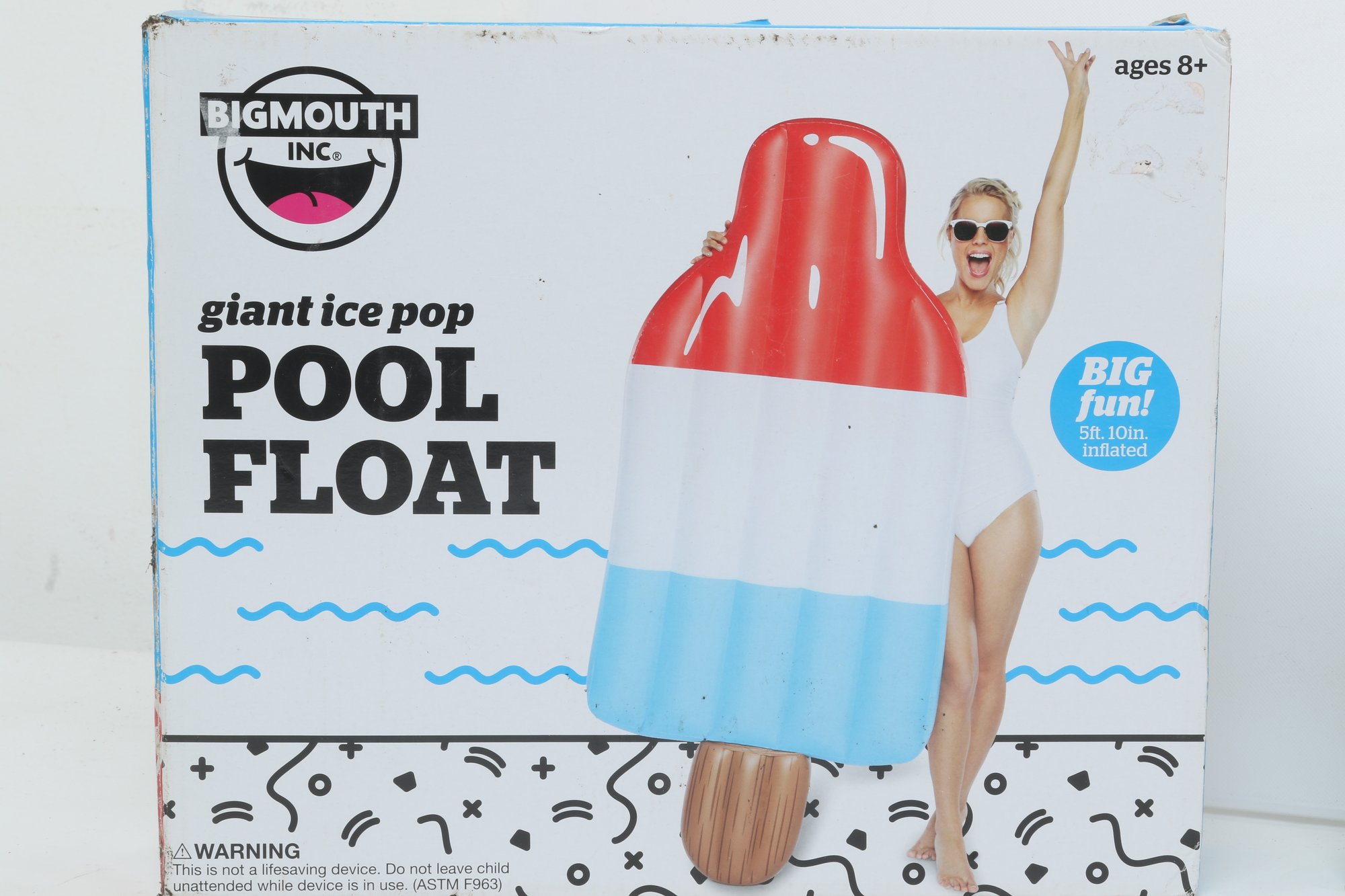 (2) BigMouth Pool Floats: Giant Ice Pop & Giant Pineapple #184268 ...