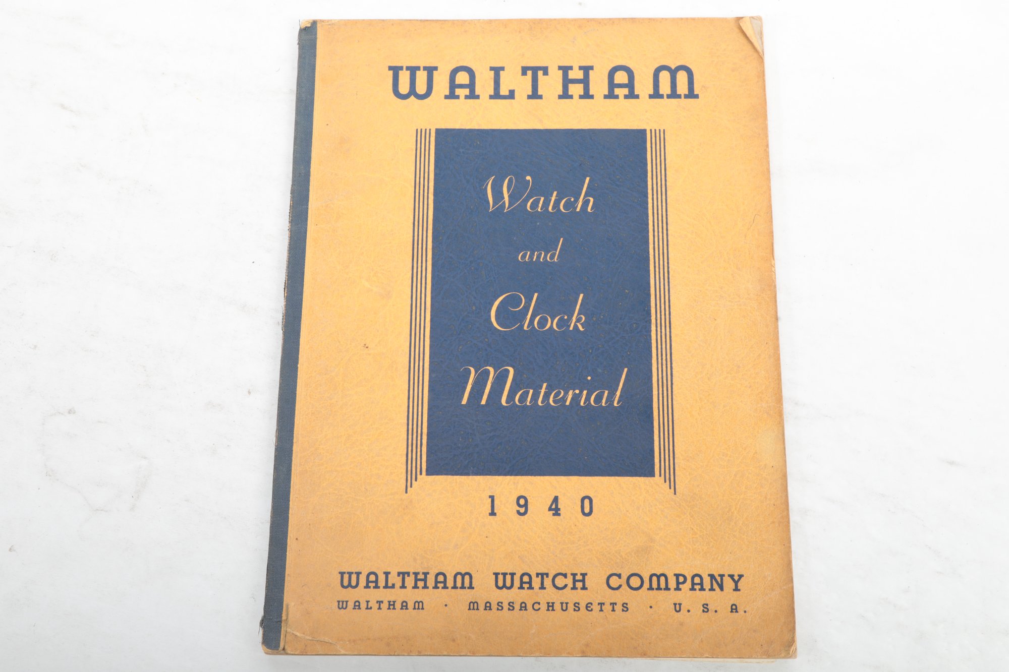 WALTHAM Watch And Clock Material 1940 WALTHAM WATCH COMPANY #183597 ...