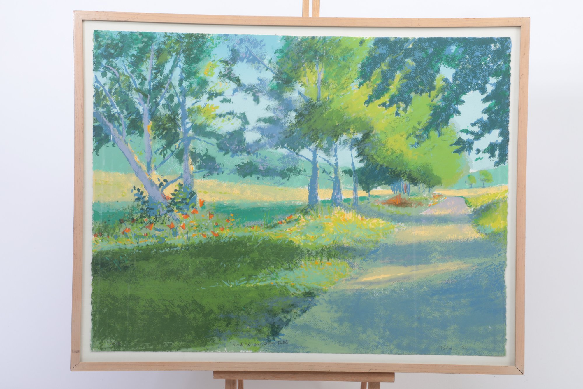 Larry D'amico Road To An Open Field 1984 Screen Print Signed And Number ...