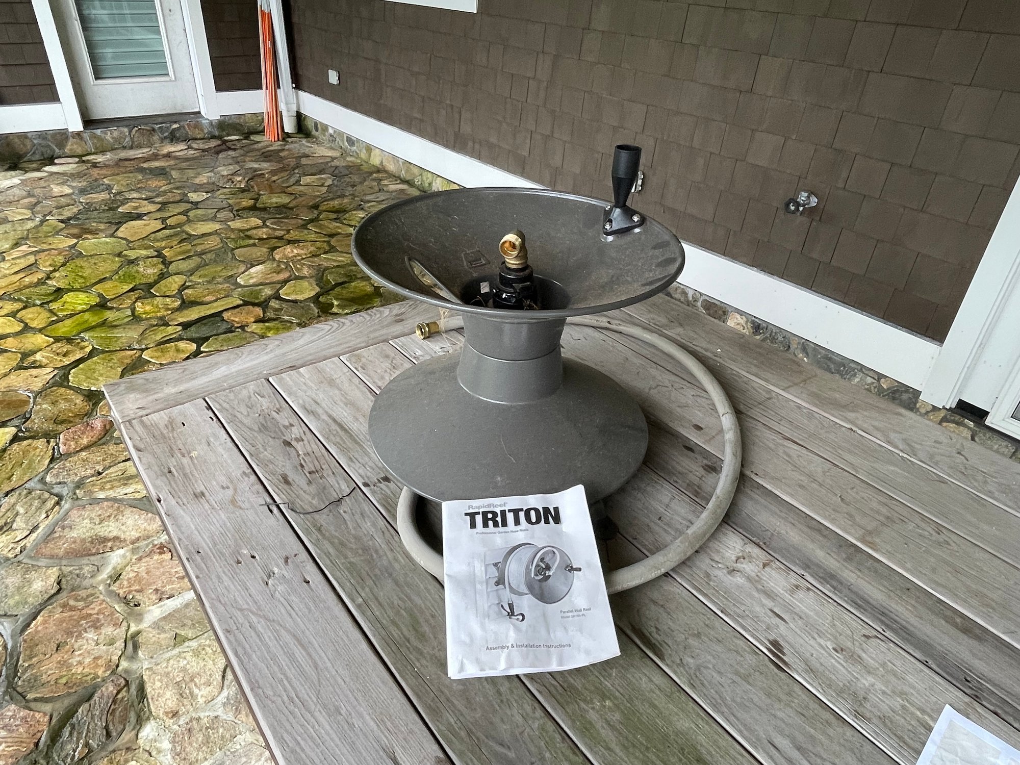 Triton Parallel Wall Professional Garden Hose Reel Model GH164-pL ...