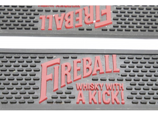 2 Vintage Fireball Bar Mats #24248 | Auctionninja.com