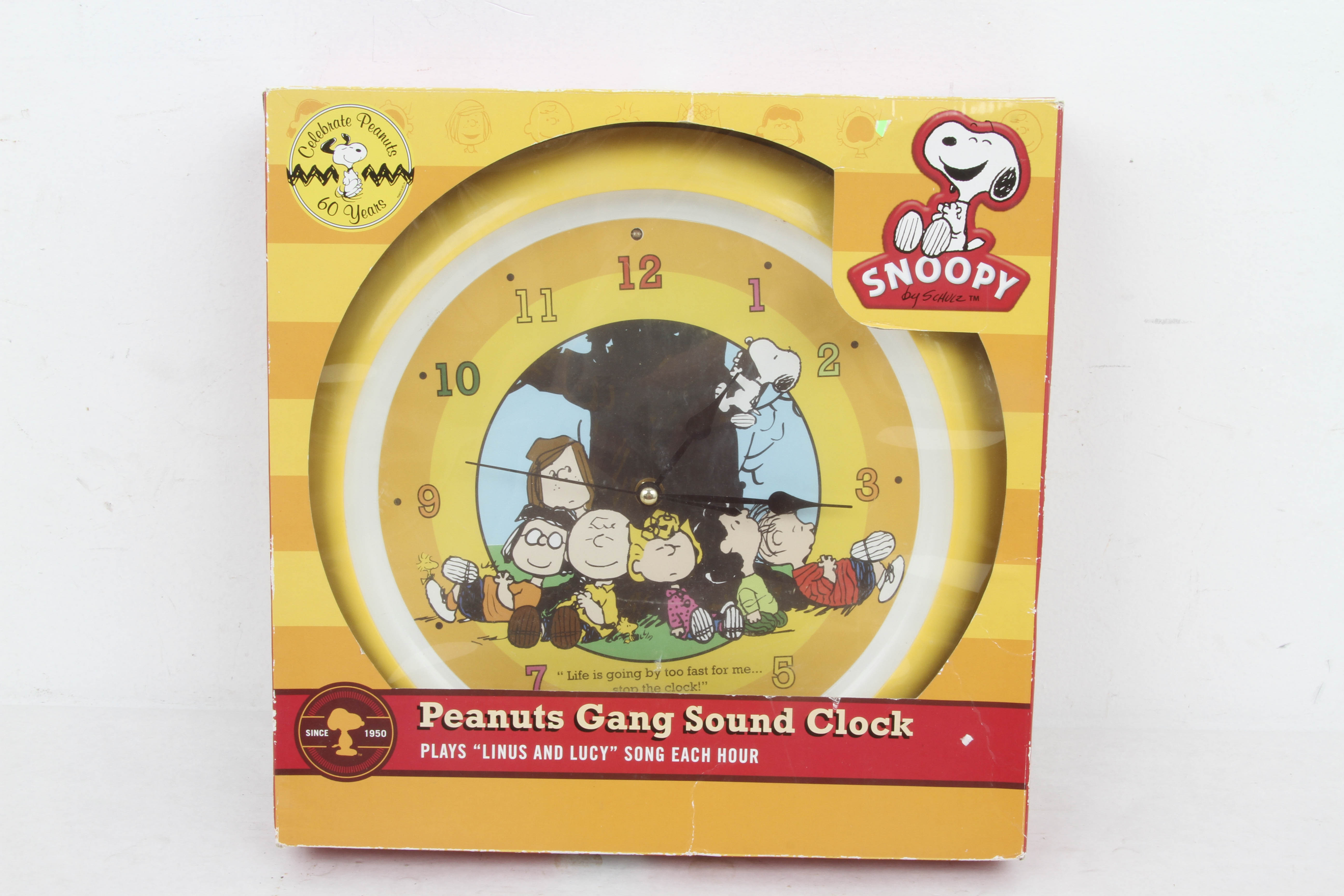 Peanuts Gang Sound Clock Snoopy *Plays Linus And Lucy* #33577 ...