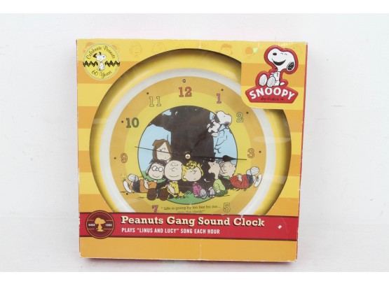 Peanuts Gang Sound Clock Snoopy *Plays Linus And Lucy* #33577 ...