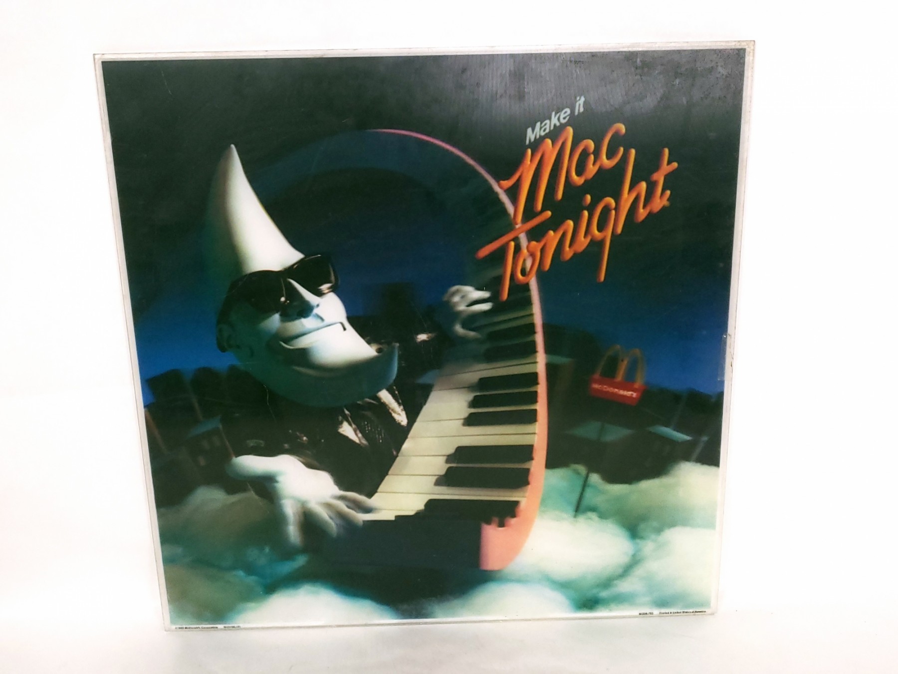 1988 McDonald's Advertising Mac Tonight Window Display Sign #79424 ...