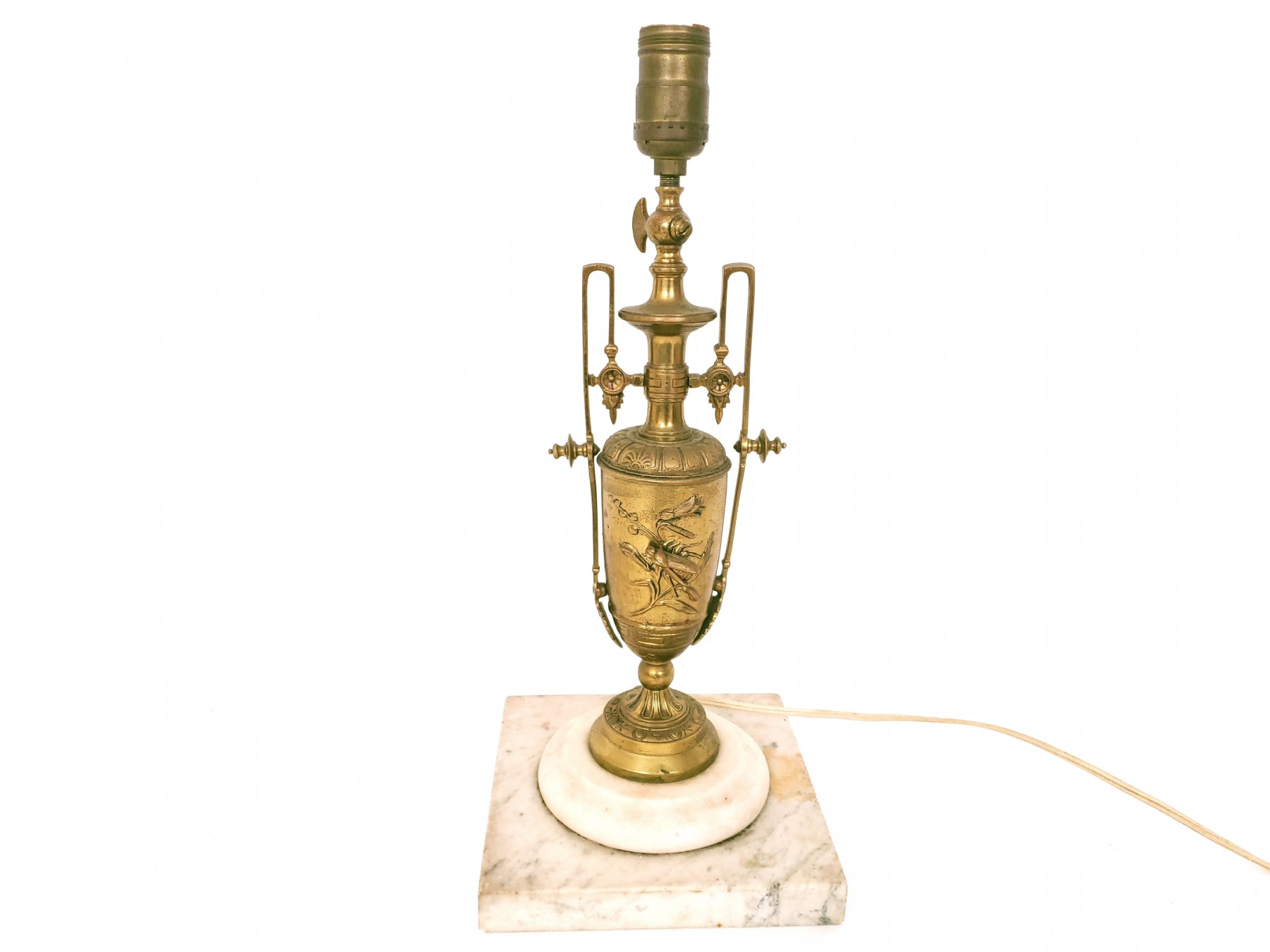 Beautiful Antique French Converted Gas Lamp #117679 | Auctionninja.com