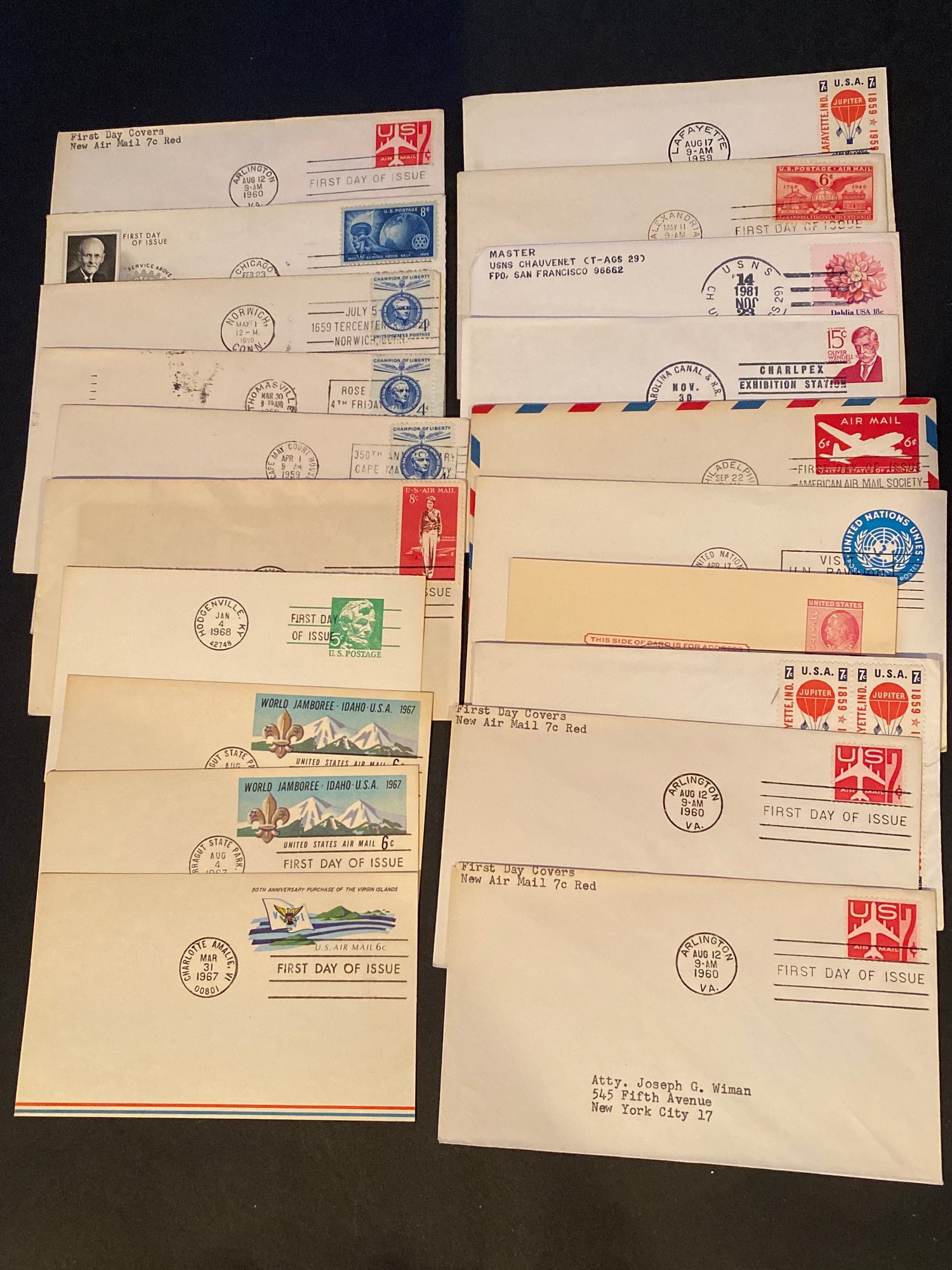 Envelope Cache Lot Of 20 #19662 | Auctionninja.com