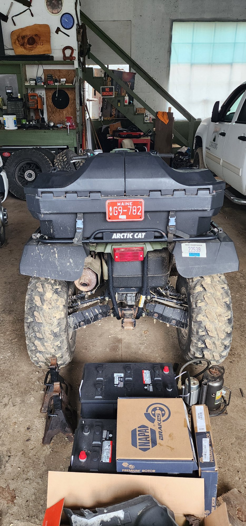 2004 Arctic Cat V650 Twin 4x4 4 Wheeler Has Winch, Rear Seat, Gun Rack ...