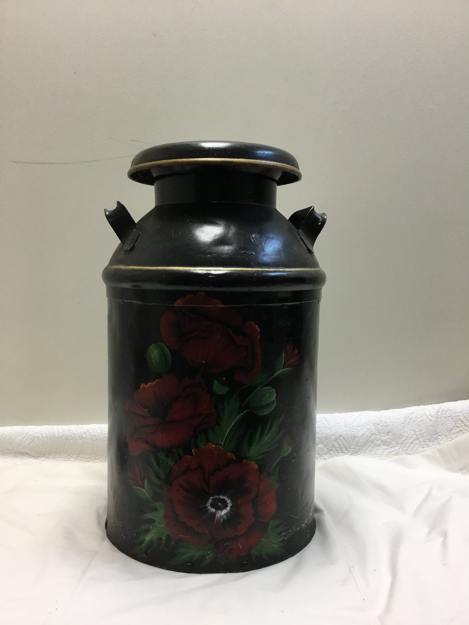 24 Inch Tall Decorative Milk Can #2165 | Auctionninja.com